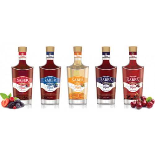 Saber Elyzia Premium Visinata | Alexandrion Grup Romania | 70 cl, 30%