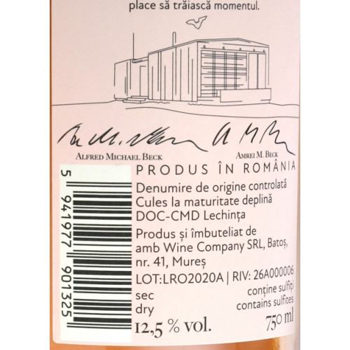 Liliac Rose Pinot Noir 2021 | Liliac Winery | Lechinta